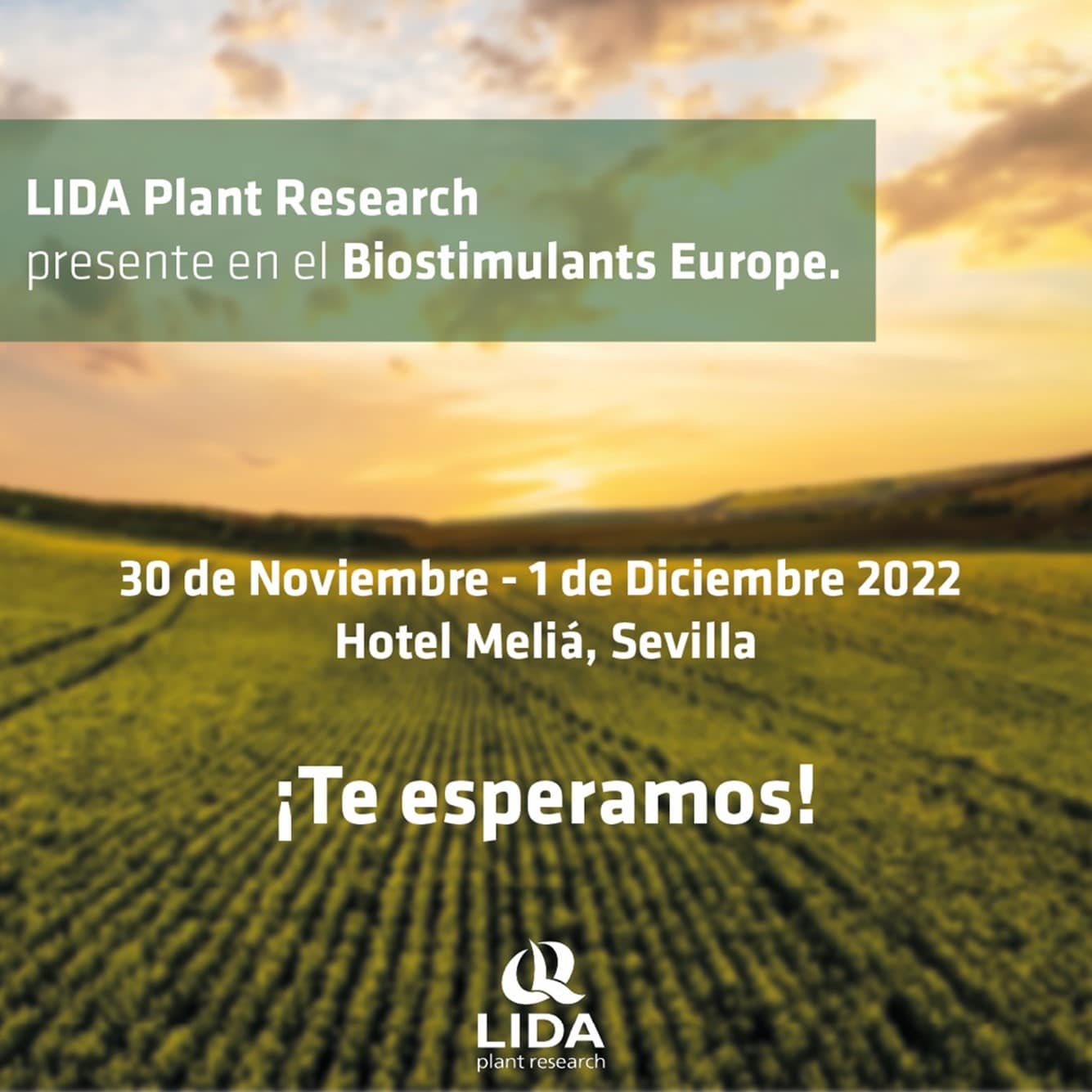 LIDA Plant Research presente en el Biostimulants Europe 2022