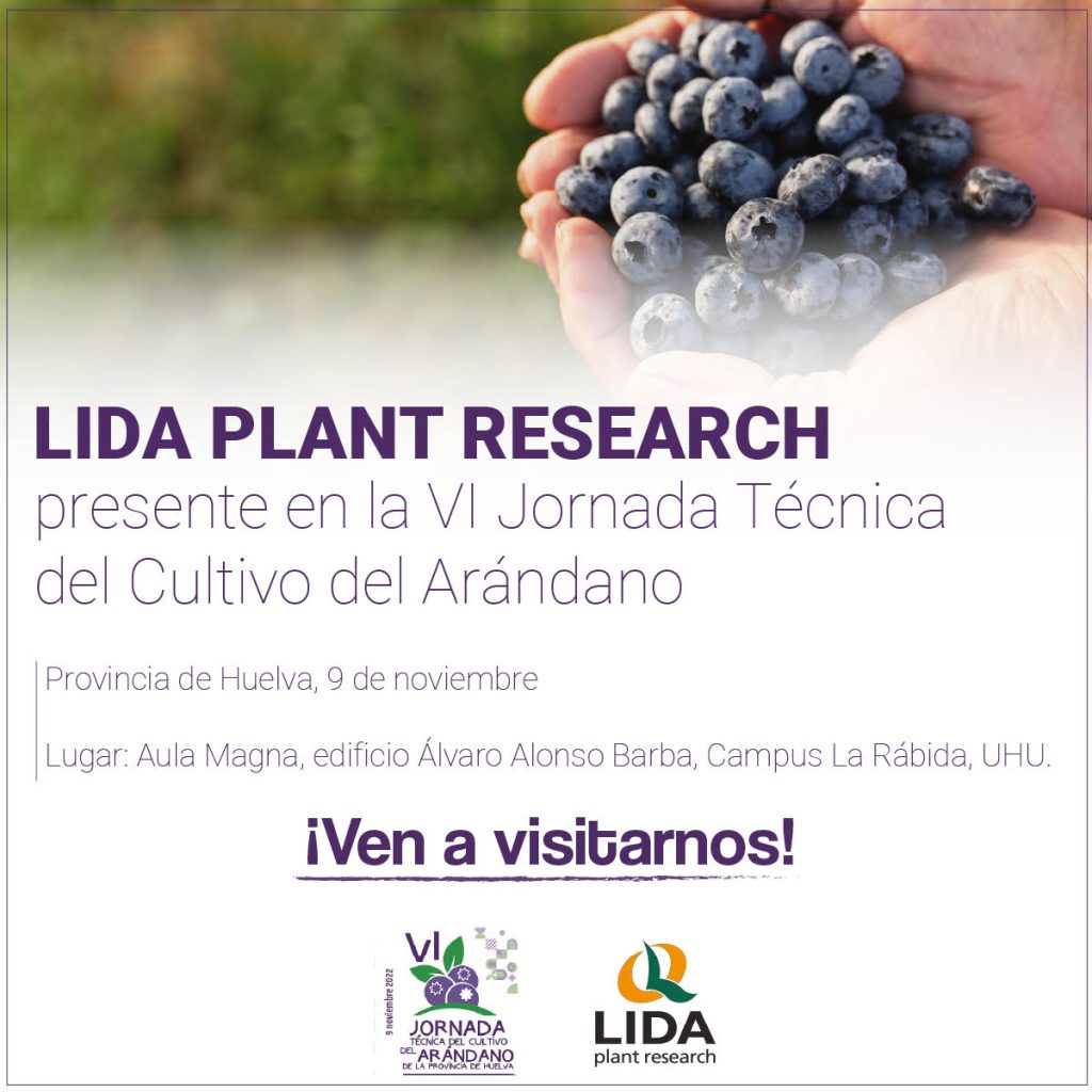 LIDA Plant Research en la VI Jornada del Cultivo del Arándano
