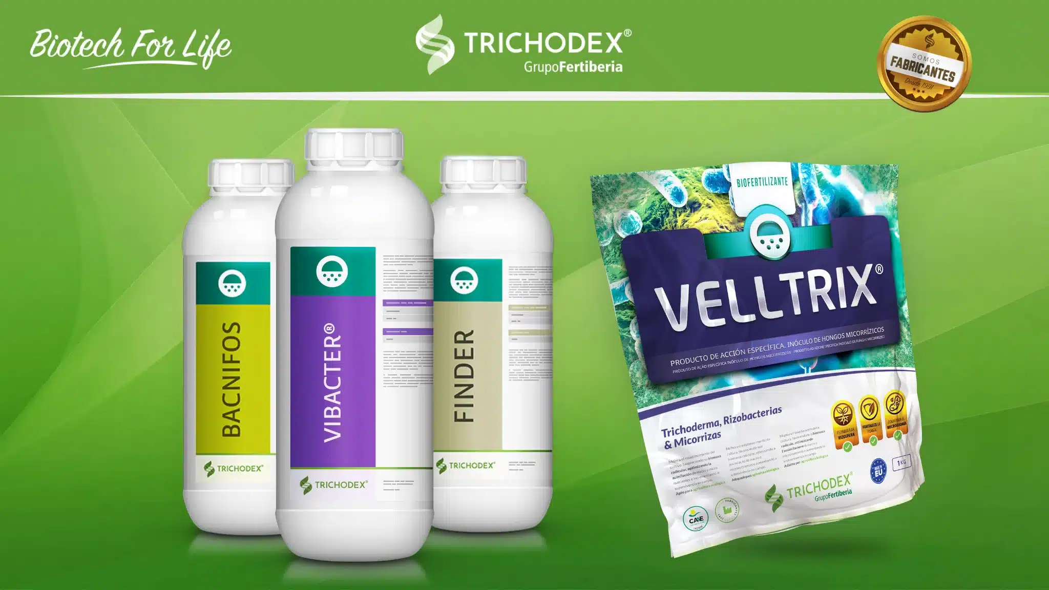 TRICHODEX® Portugal nuevos registros en biofertilizantes